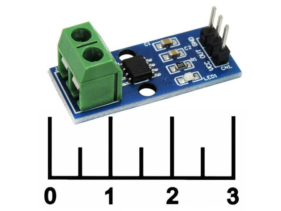 Радиоконструктор Arduino датчик тока 5A ACS712