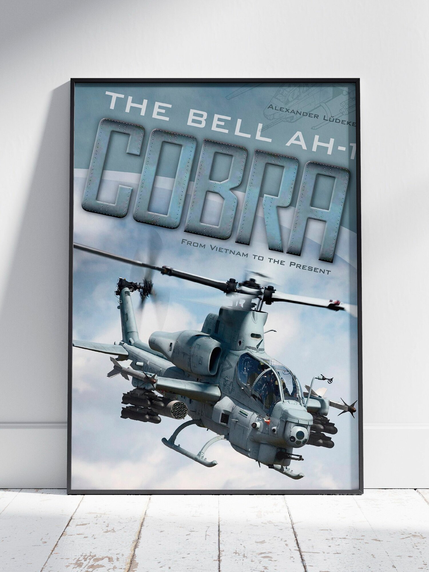 Плакат на стену для интерьера Техника и транспорт (Белл AH 1 Кобра - Bell AH 1 Cobra 2) - Постер по транспорту формата A4 (21x30 см)