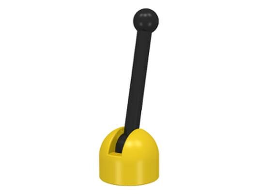 Деталь Lego 4592c02 Antenna Small Base with Black Lever (4592 / 4593)