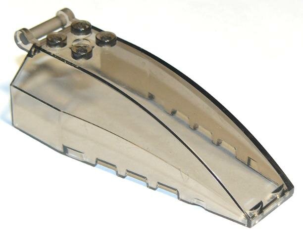 Деталь Lego 92579 Windscreen 8 x 4 x 2 with 4 Studs and Bar Handle
