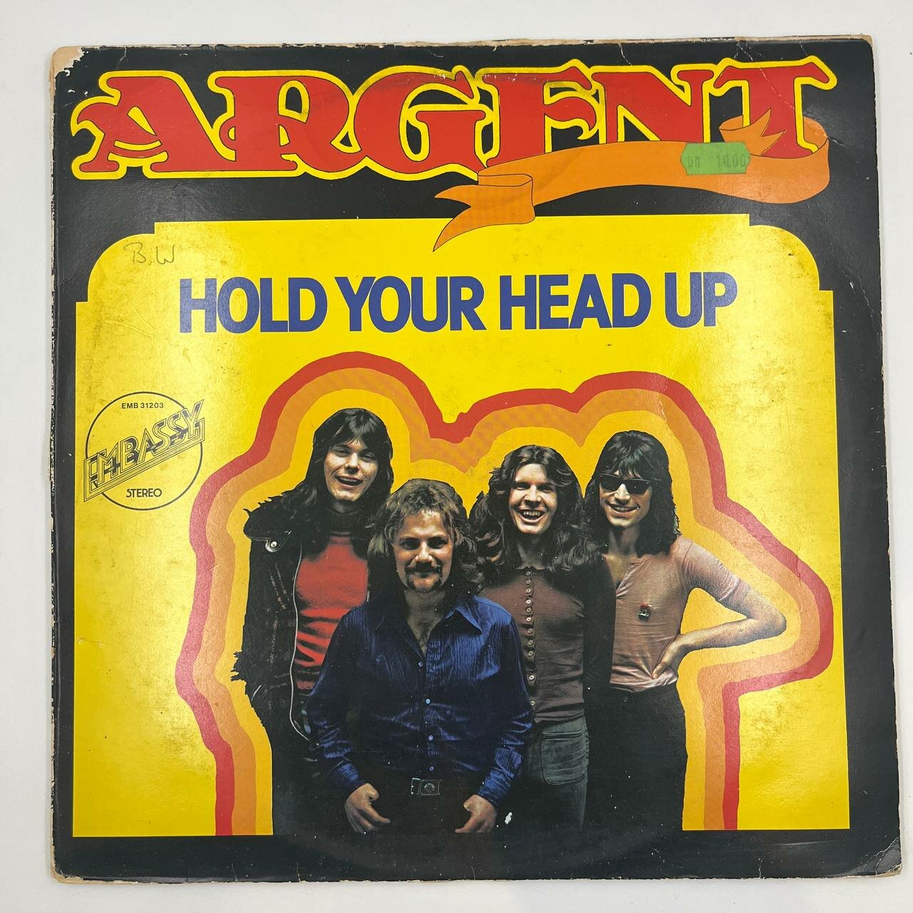 Пластинка виниловая Argent "Hold Your Head Up" LP (1976/EU) VG/VG