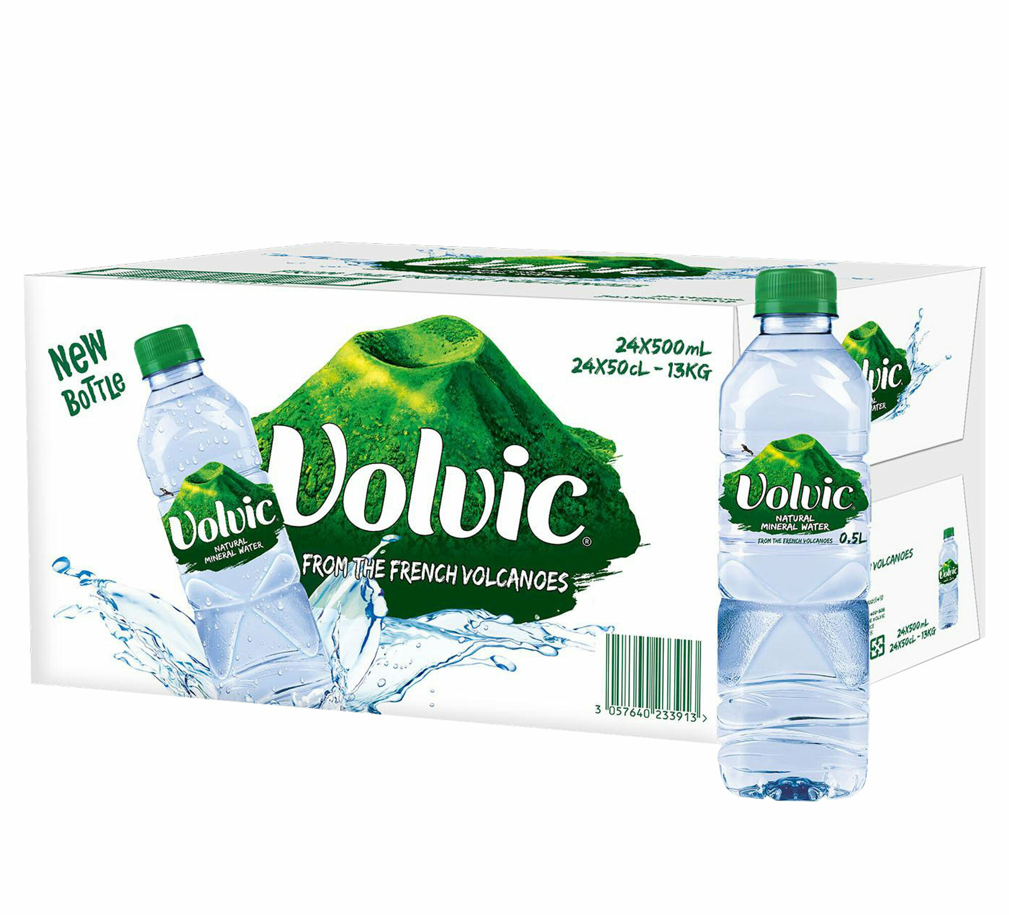 Вода минеральная Volvic (Вольвик), 24 шт. по 0,5 л, без газа