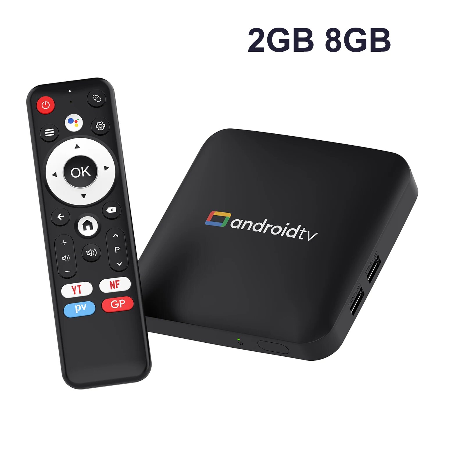 H96 MAX ТВ-приставка AndroidTV 14.0 2/16 ГБ AU-штекер, 2G 8G