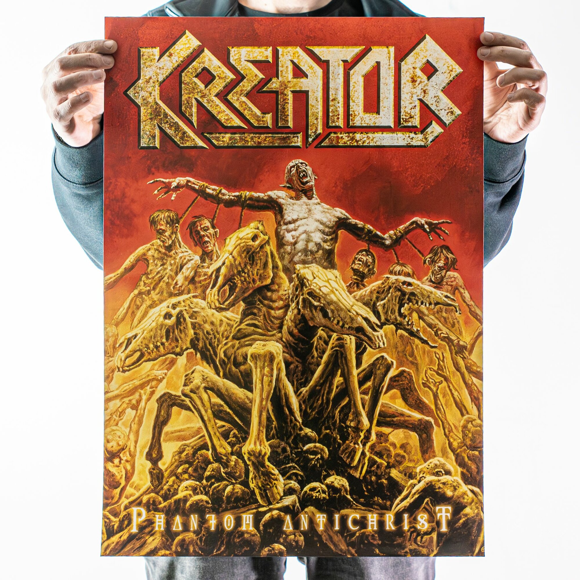 KREATOR. Постер 42 х 60 см. Мелованная бумага, офсетная печать. Плотность бумаги 130 г/м2 (как обложка компакт-диска). Поставляется в прочном картонном тубусе