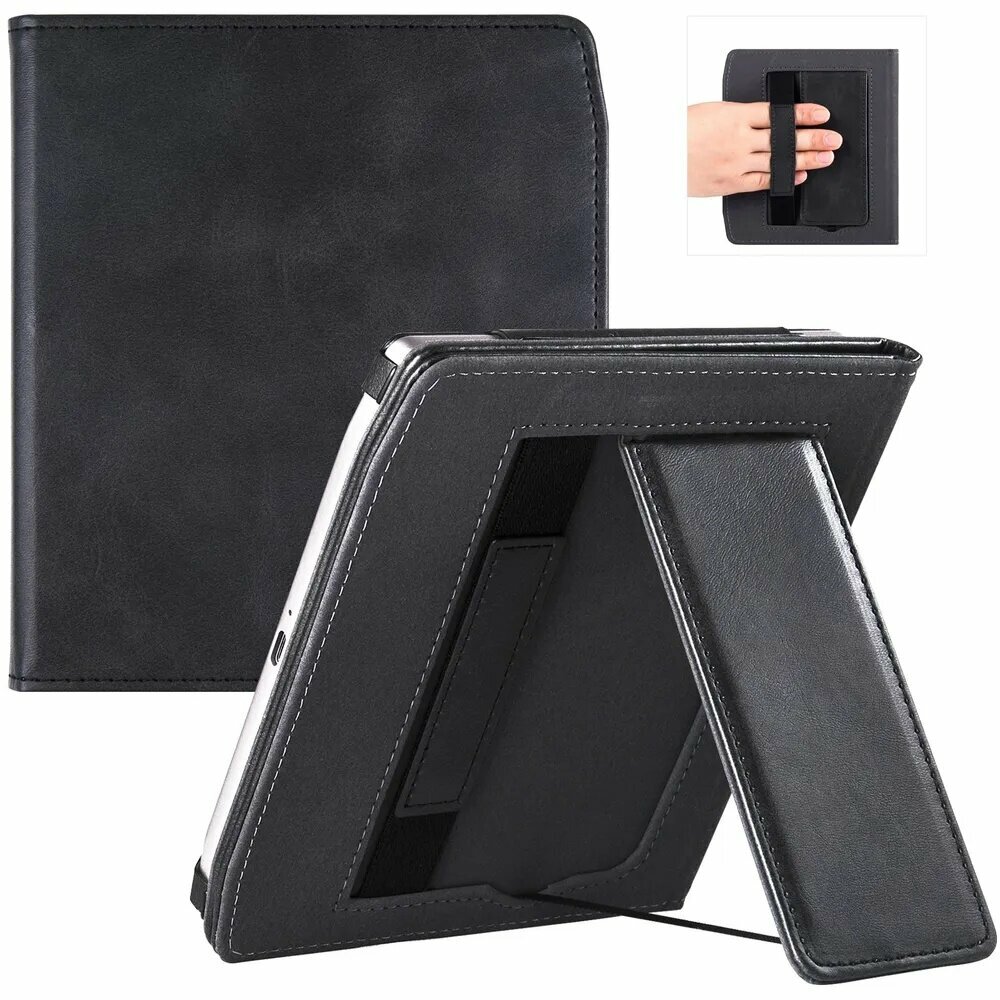 Чехол для Pocketbook 700 Era и Pocketbook 700 Era Color e-Reader (2024 выпущен) - Кожаный чехол из полиуретана с автоматическим сном/пробуждением