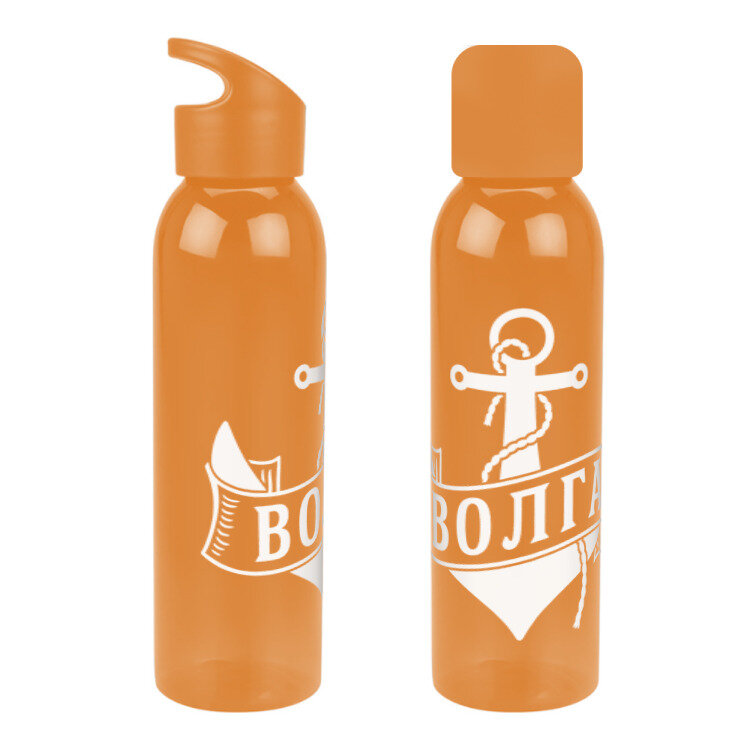 Бутылка для воды «Волга (Якорь)» (оранжевый)