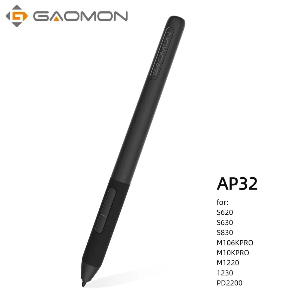 Стилус GAOMON ArtPaint AP32 с давлением 8192 уровней для графических планшетов S620/S630/S830/M106KPRO/M10KPRO/M1220/1230/PD2200