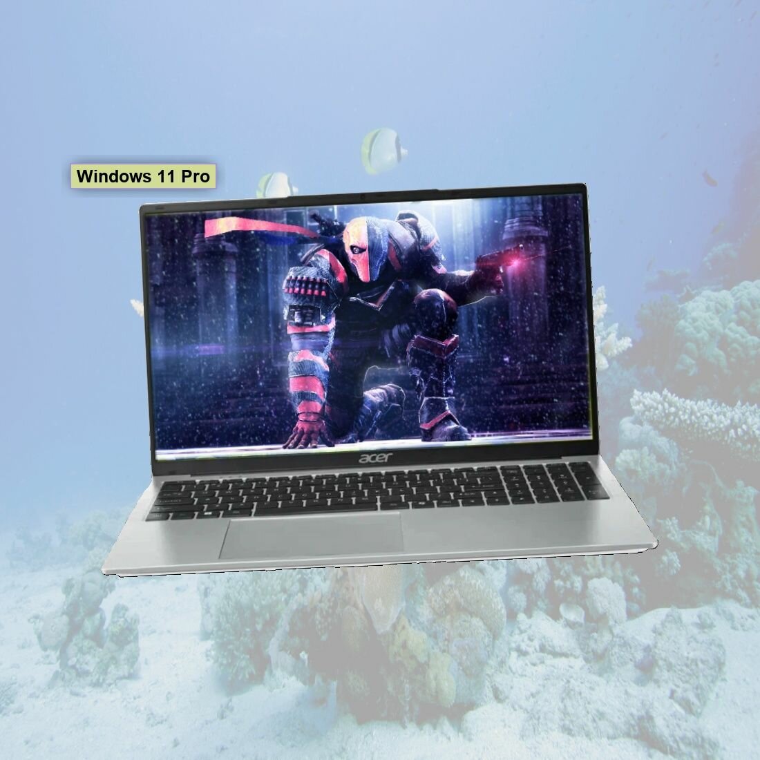 Ноутбук Acer Intel Core 3 3,1ГГц 8 ядер. 17,3' 1600x900 HD+ Intel Graphics Windows 11 Pro Русская раскладка