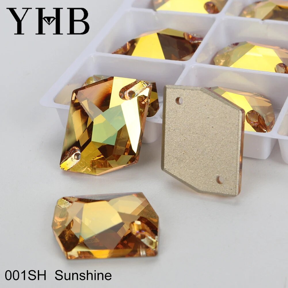 Стразы YHB Sunshine 10-12мм, 40шт