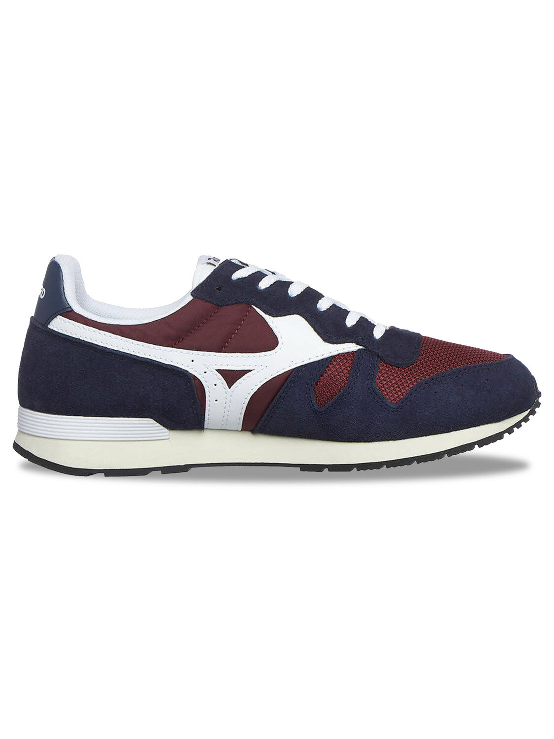 Кроссовки Mizuno ML87 2023 (Total Eclipse/White/Tawny Port (UK: 7H)), размер 40.5, бордовый — фото 1