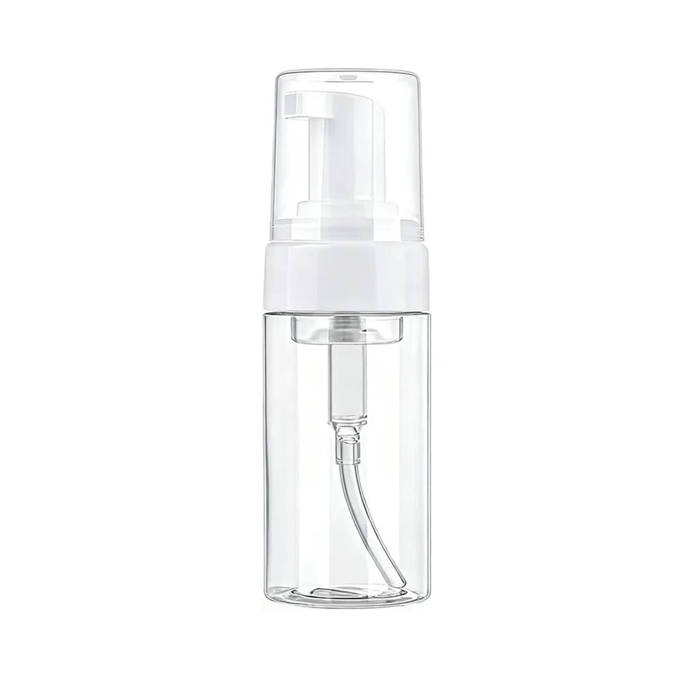 Портативная пенообразующая бутылка 30/60 мл прозрачная Transparent 100ml