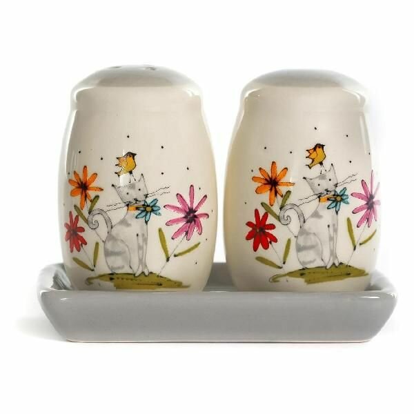 Набор для специй Elrington 208-07012 Серый Кот