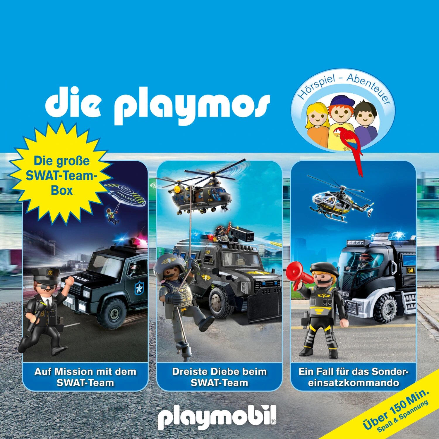 Die Playmos - Das Original Playmobil Hörspiel, Die große SWAT-Team-Box, Folgen 68, 78, 85 [Аудиокнига]