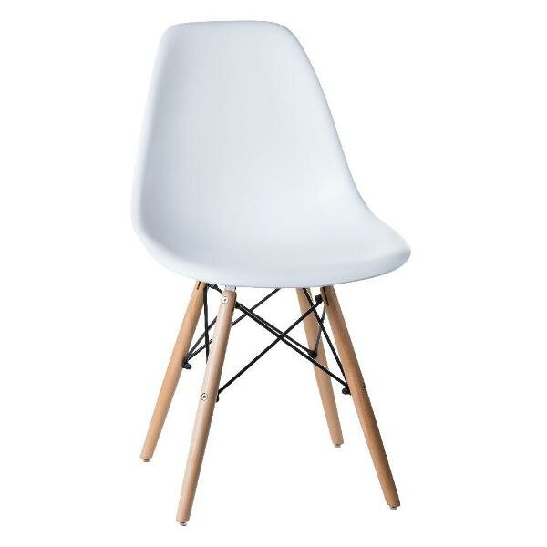 Стул обеденный DOBRIN DSW LMZL-PP638 светлый бук/белый