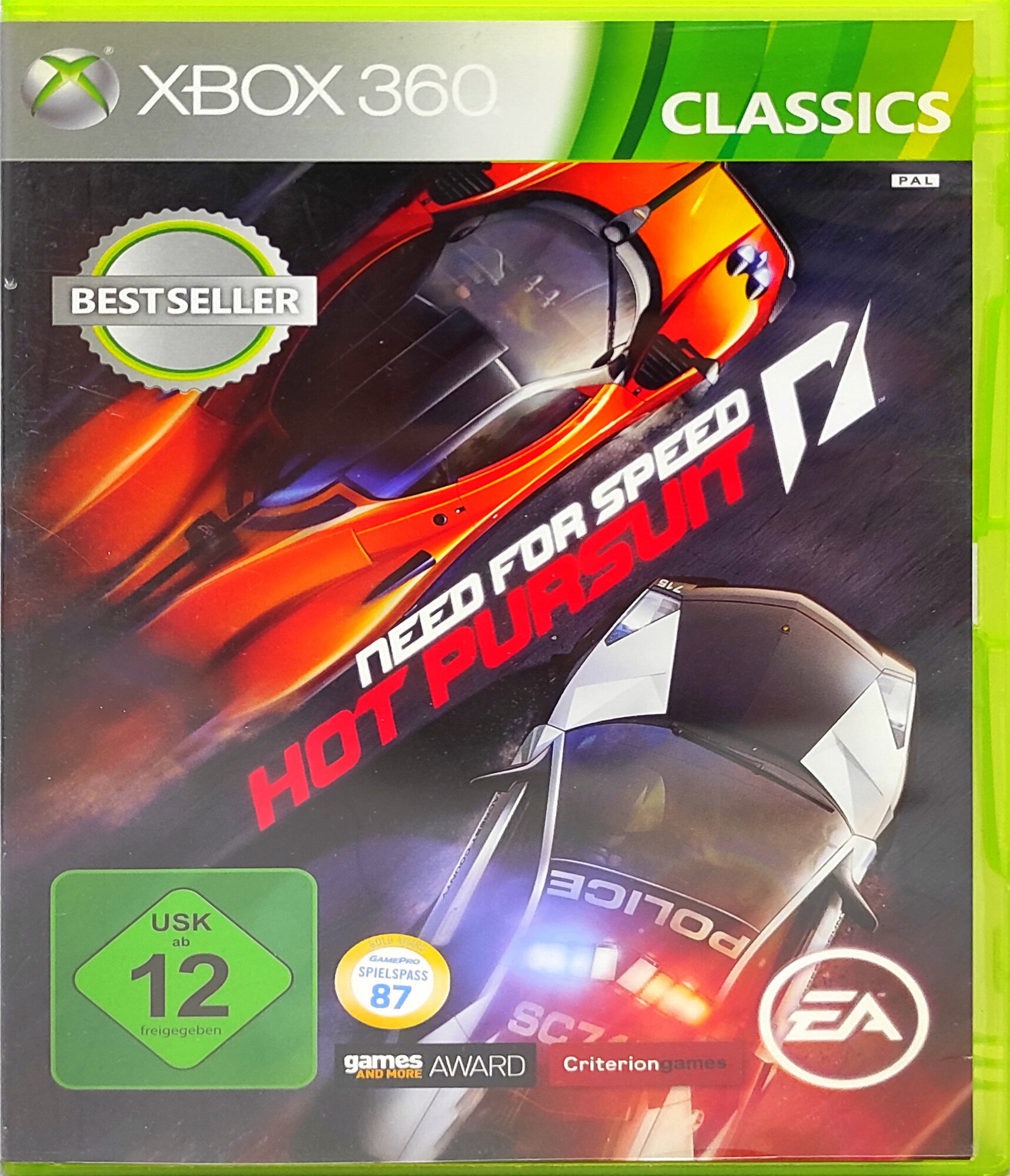Need for Speed NFS Hot Pursuit Английский язык Видеоигра на диске Xbox 360. Товар уцененный