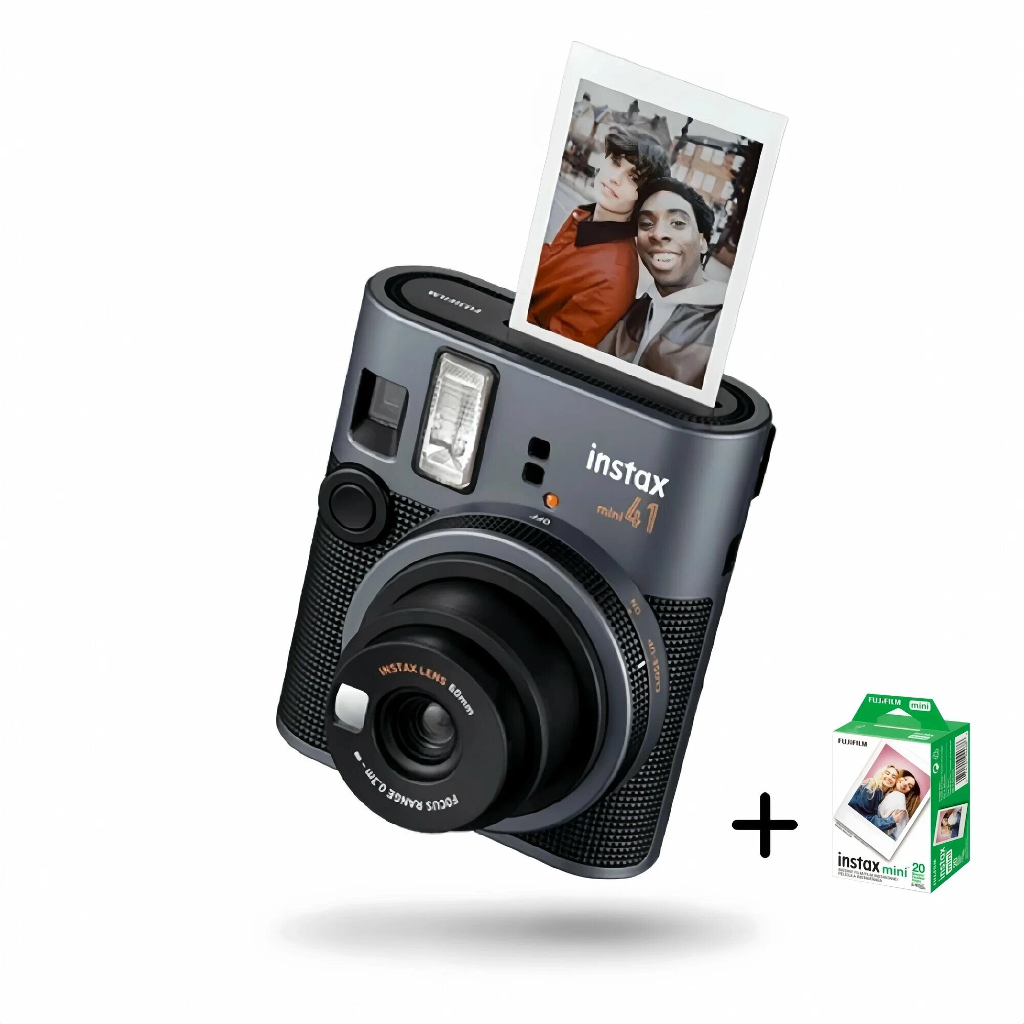 Фотоаппарат моментальной печати Fujifilm Instax Mini 41, (В комплекте 20 листов фотобумаги)