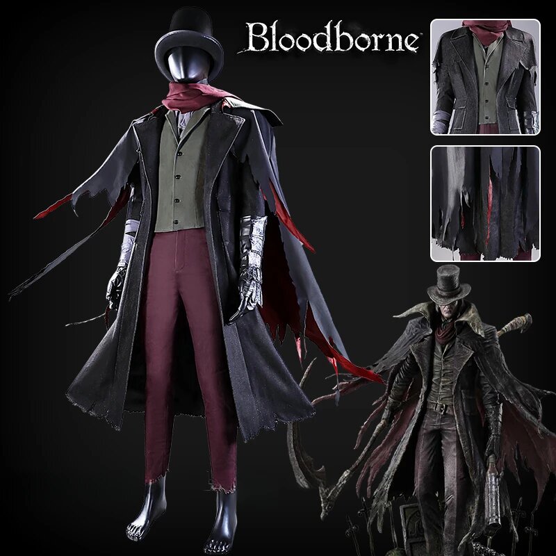 Bloodborne Gehrman Косплей Костюм Полный Комплект