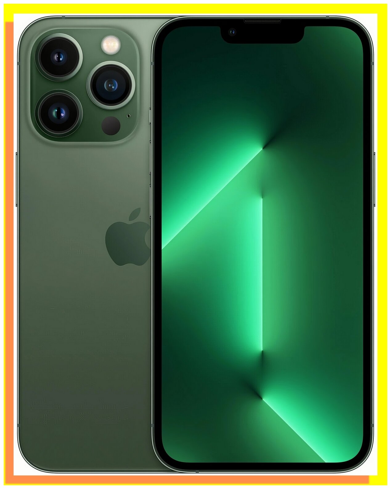 Смартфон Apple iPhone 13 Pro 6ГБ/512ГБ, Альпийский зелёный/Alpine Green, Dual nano-SIM, 5G, чип A15, премиальный OLED дисплей