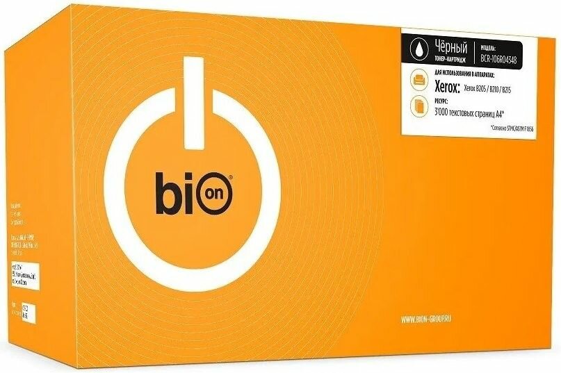 Картридж лазерный Bion BCR-106R04348 Черный (black)