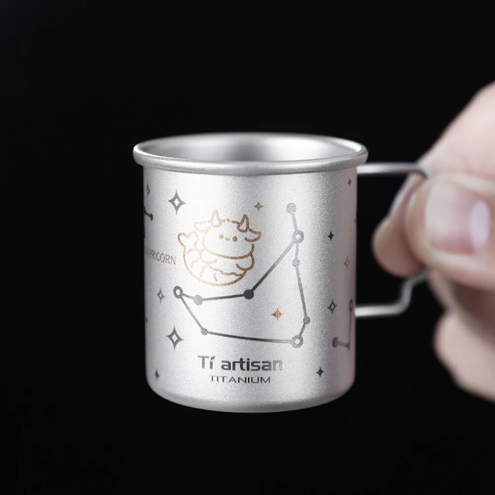 Титан кружка 50 мл, Capricorn, Ti artisan