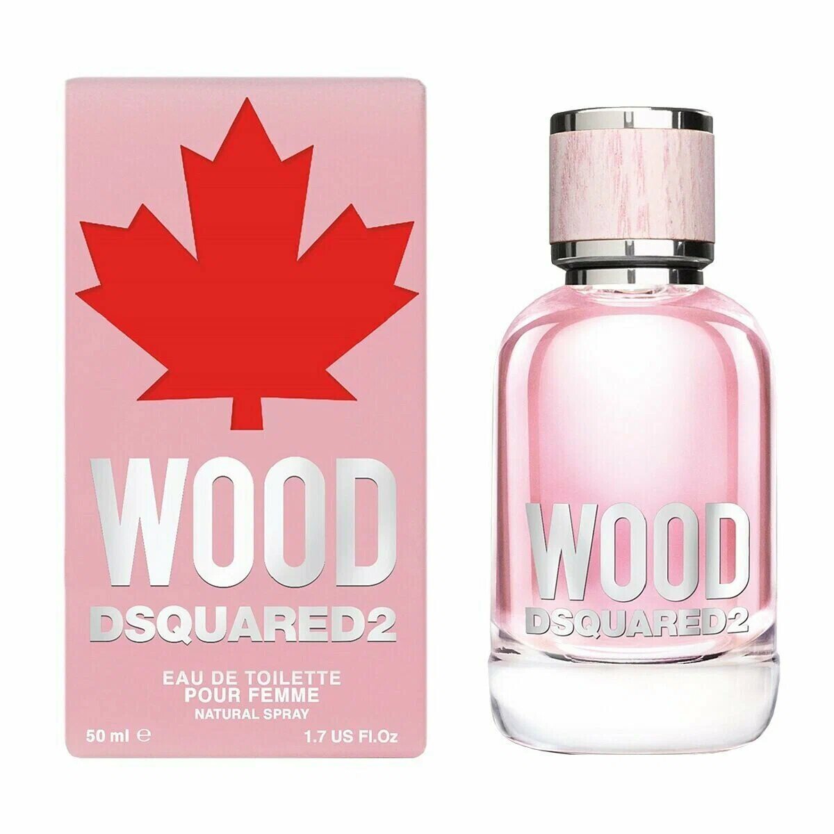 Dsquared2 "WOOD" (L) 100 мл ( розовый) Туалетная вода женская