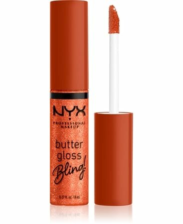 Блеск для губ NYX Professional Makeup Butter Gloss Bling, оттенок 06 shimmer down, 8 мл