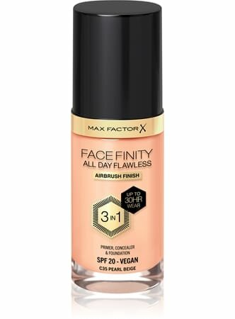 Тональный крем Max Factor Facefinity All Day Flawless, оттенок 35 Pearl Beige, 30 мл