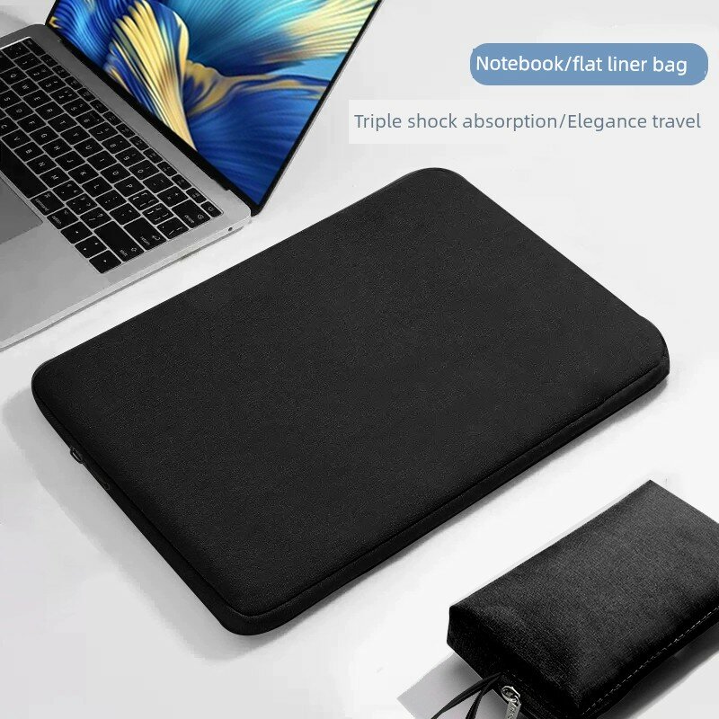 Оригинальный чехол с карманом для зарядного устройства для планшета Microsoft Surface Pro 6 в однотонном черном цвете,