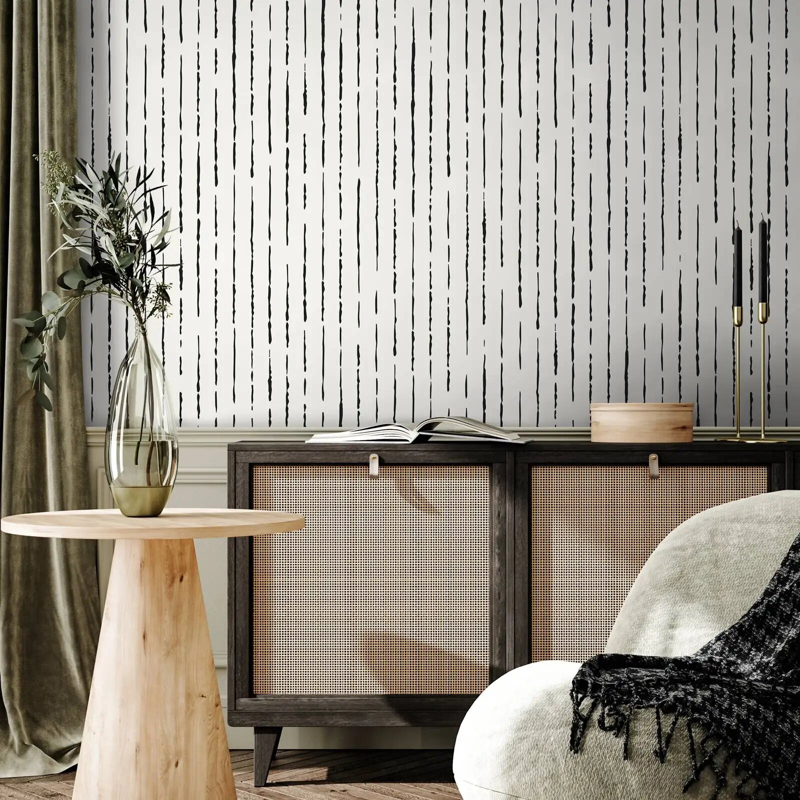 Обои Pixel&Wall, геометрия, Tradition Un-paste, 50x900 см