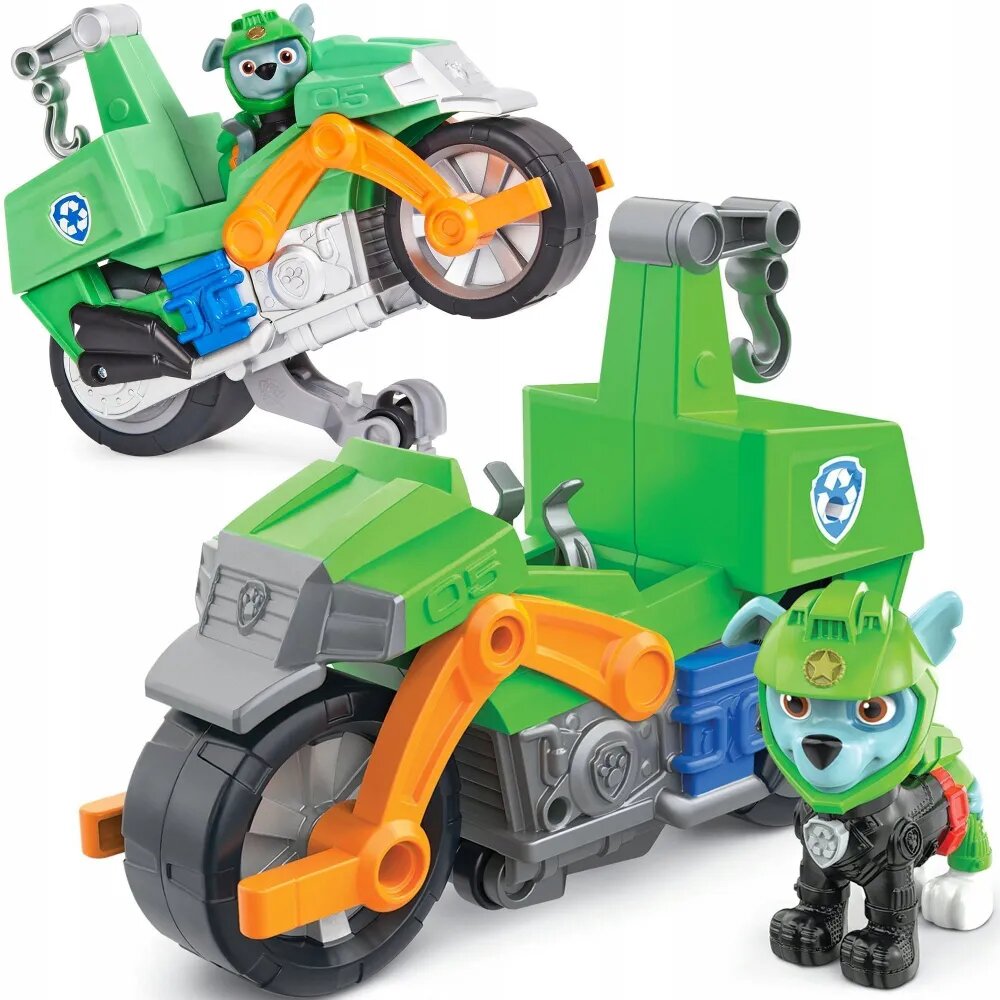 PAW Patrol, Роскошный мотоцикл с персонажами,9cm