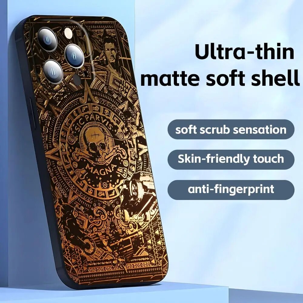 Черный чехол для iPhone 17 Uncharted 4