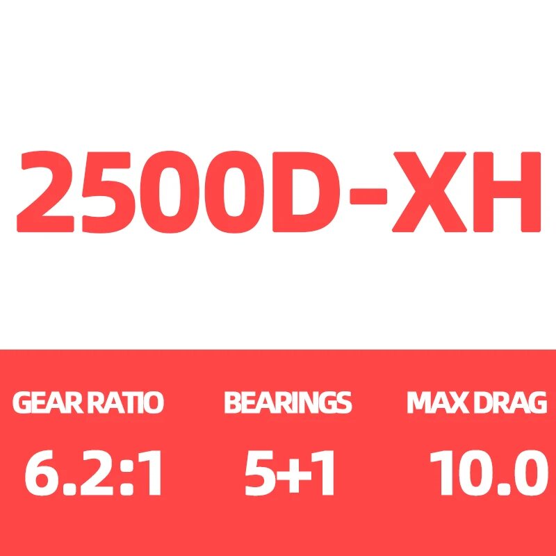 Спиннинговая катушка DAIWA EXCELER LT 2023 2500D-XH