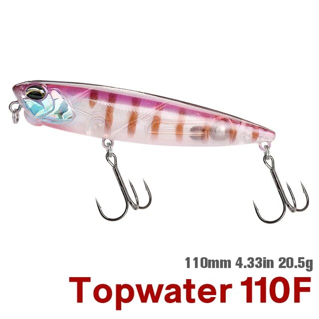 Воблер Topwater 110F, 110 мм, Розовый, Color C