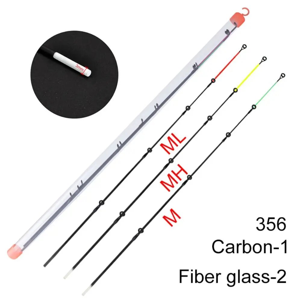 Удочка FTK Carbon-1, 356, Fiber glass-2, ML, MH, M
