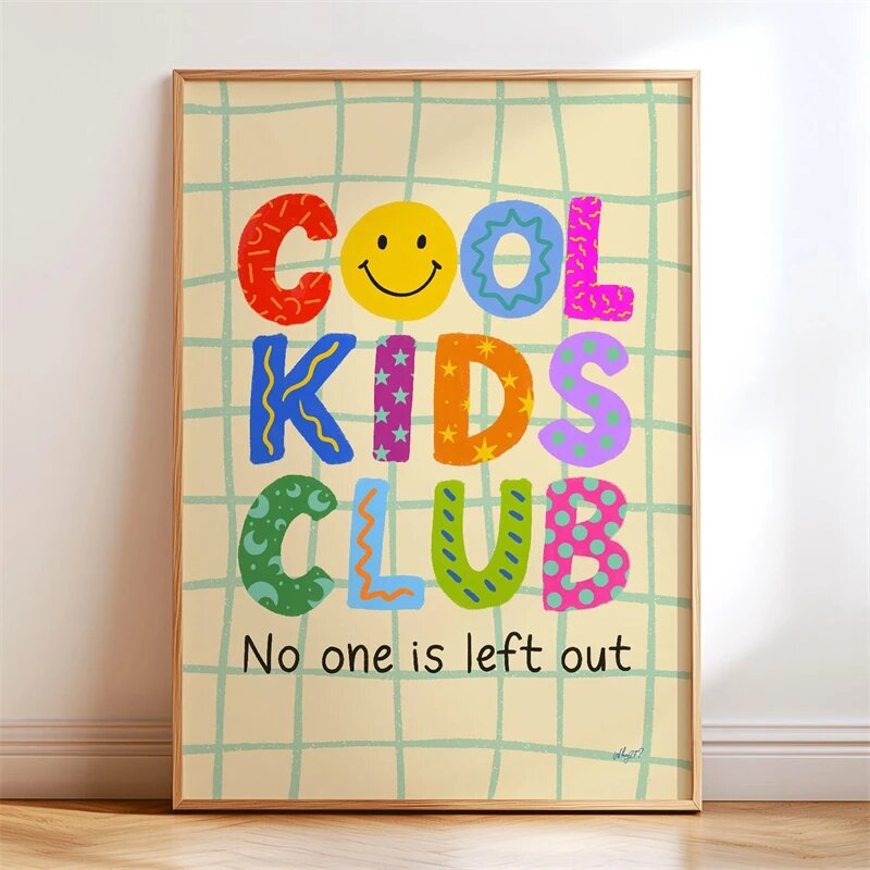 Постер для детей Cool Kids Club, 50x70см, цвет Q0119-18