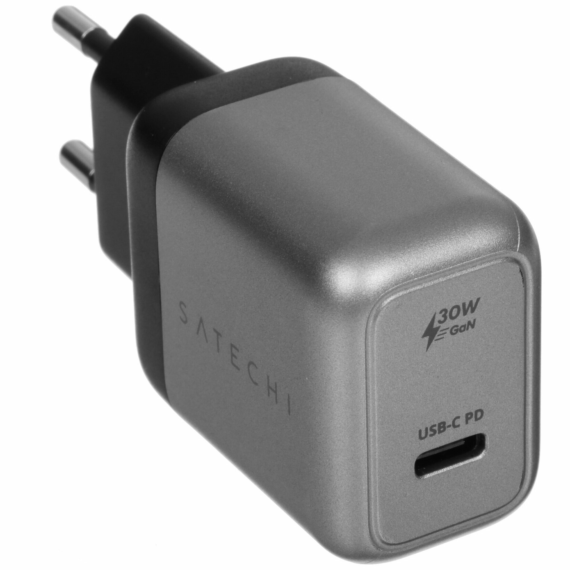 Сетевое зарядное устройство Satechi 30W USB-C PD GaN серый