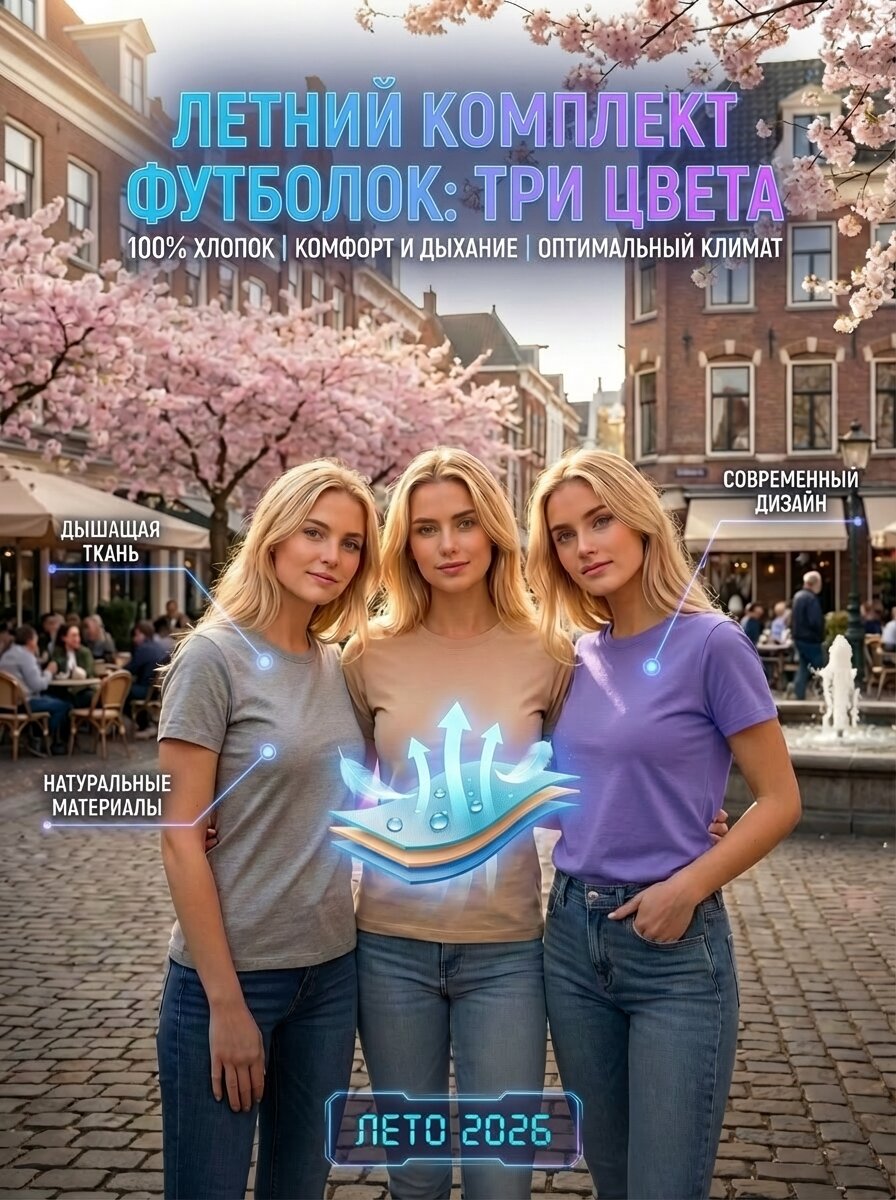 Футболка 2026, комплект