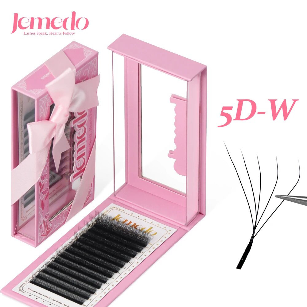 JEMEDO Накладные ресницы 3D/4D/5D/6D/7D C, Mix ( 9-13mm ), 5D W