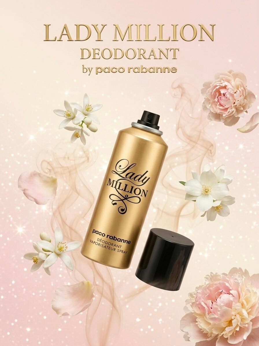 Парфюмерный дезодорант PACO RABANNE Lady Million