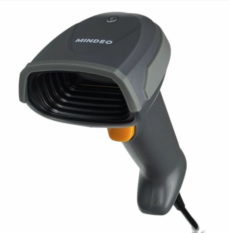 Сканер штрих-кода Mindeo M2-HD ручной, 2D имидж, серый USB