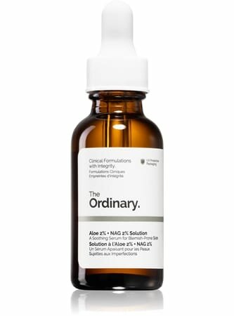 Сыворотка для ухода за кожей The Ordinary Aloe 2% + NAG 2% Solution, 30 мл