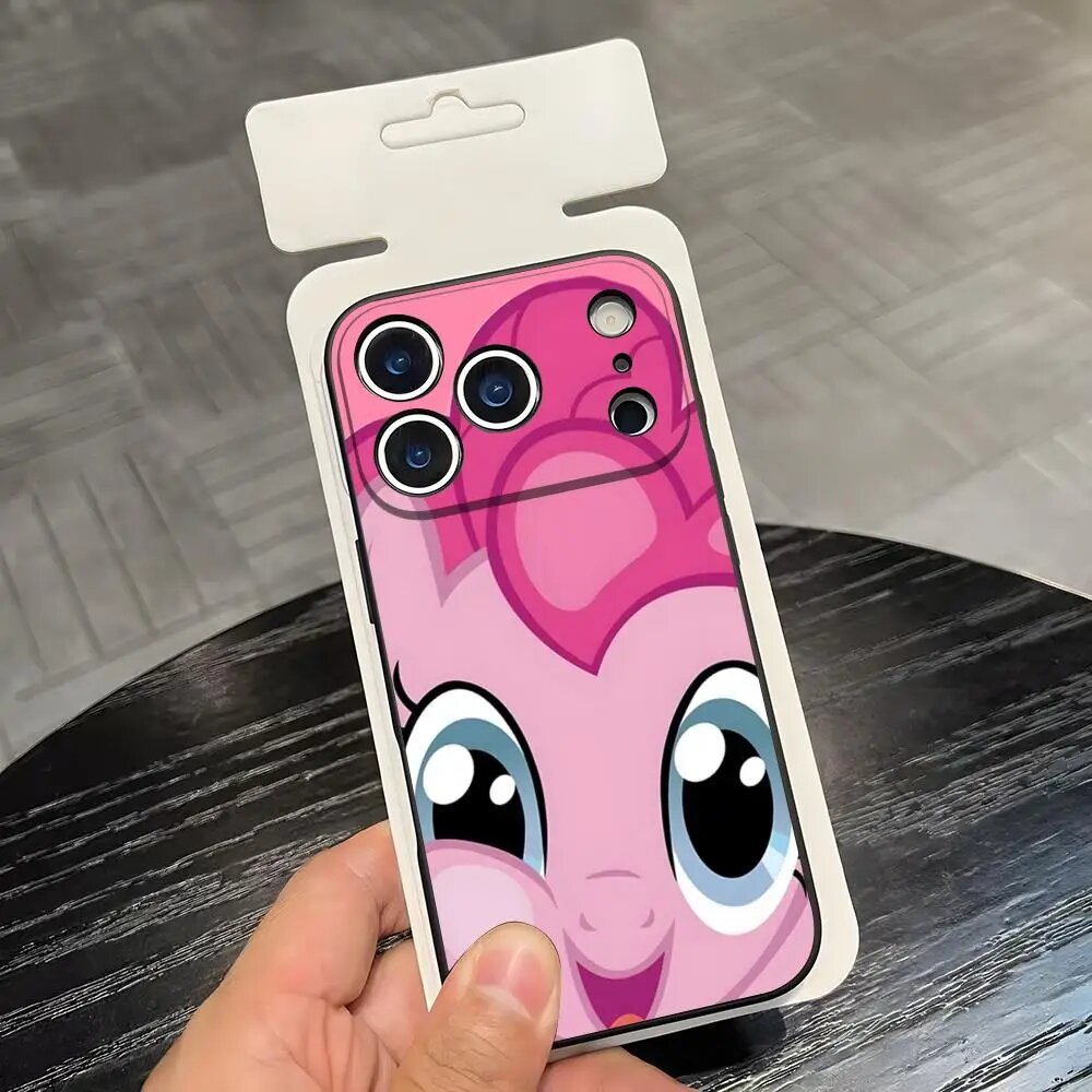 Чехол для iPhone 16 My Little Pony розовый, силикон