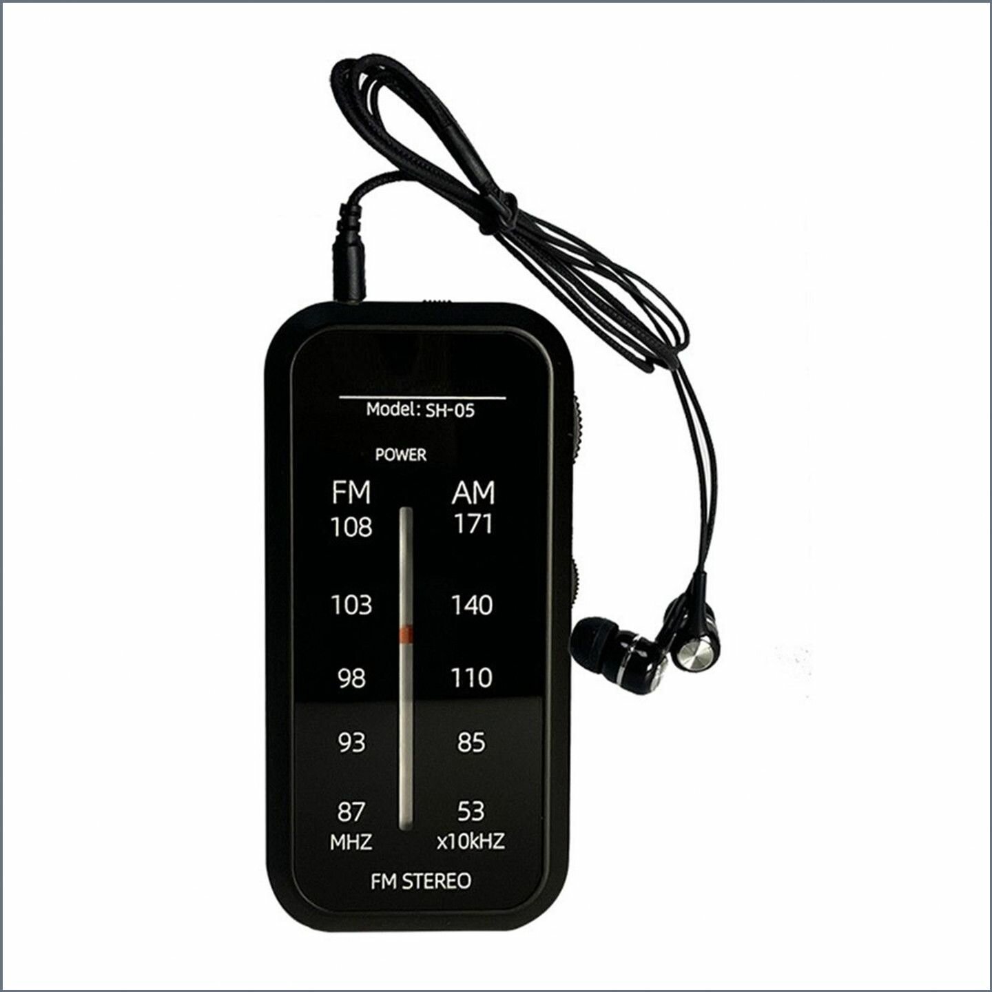 Мини-радио Портативные радиоприемники AM FM Hand Stereo FM87-108MHz MP3-плеер с наушниками