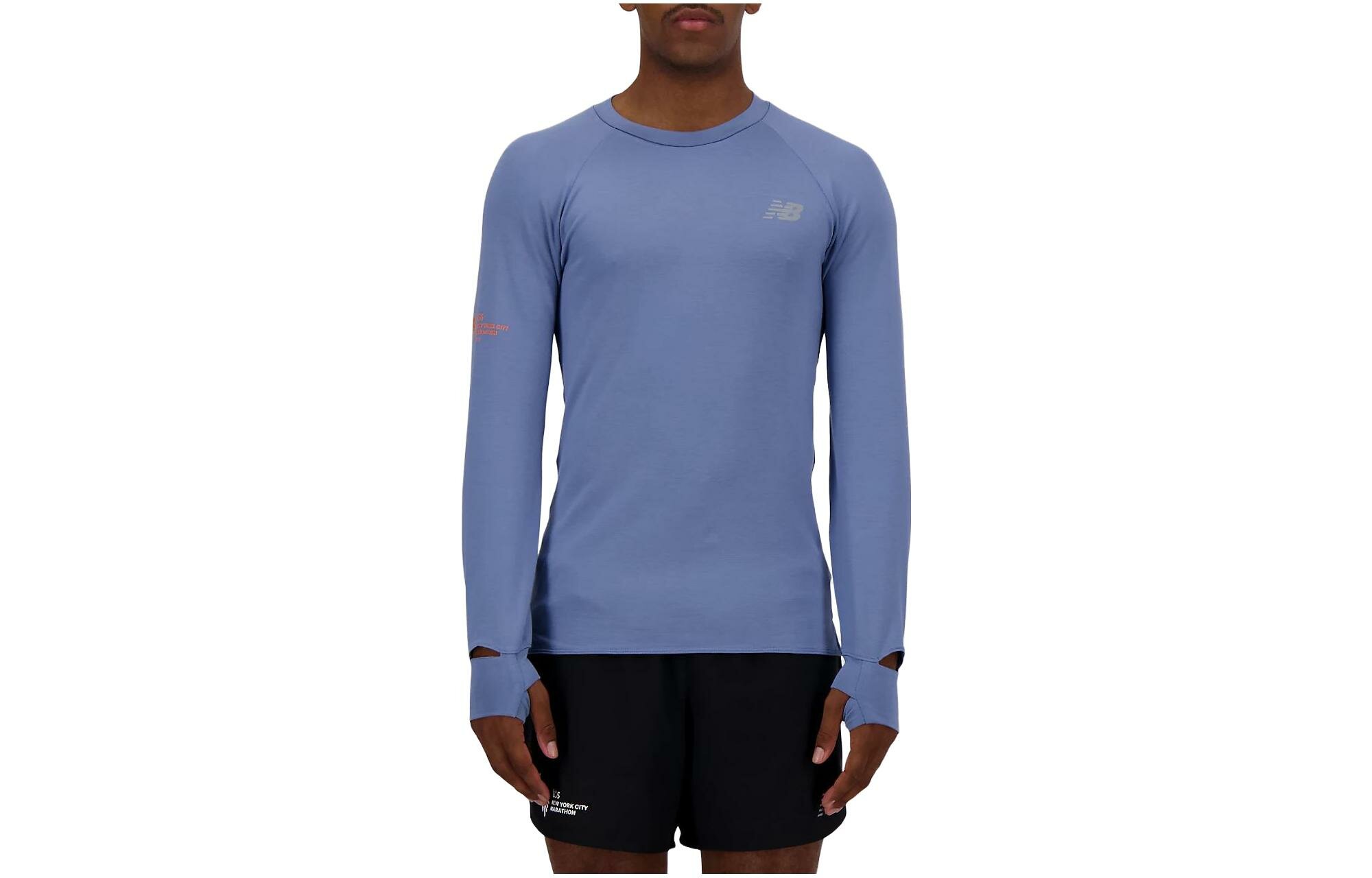 Футболка New Balance Aqua Silver Blue