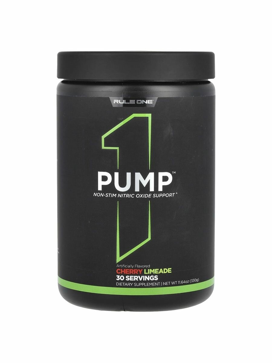 Rule One, Pump, вишневый лимонад, 330 г (11,64 унции)
