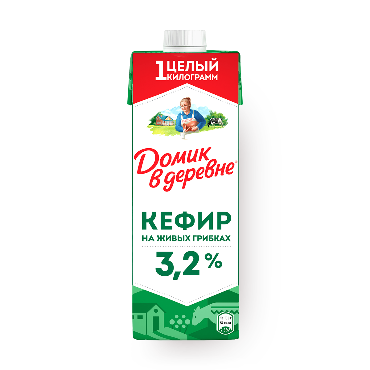 Кефир 3,2% «Домик в Деревне»