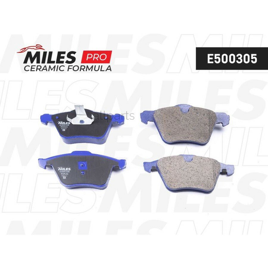MILES E500305 Колодки тормозные передние FORD S-MAX 2.0D-2.2D/VOLVO S60/S80/V70/XC70 06- (ISO 9001) Ceramic