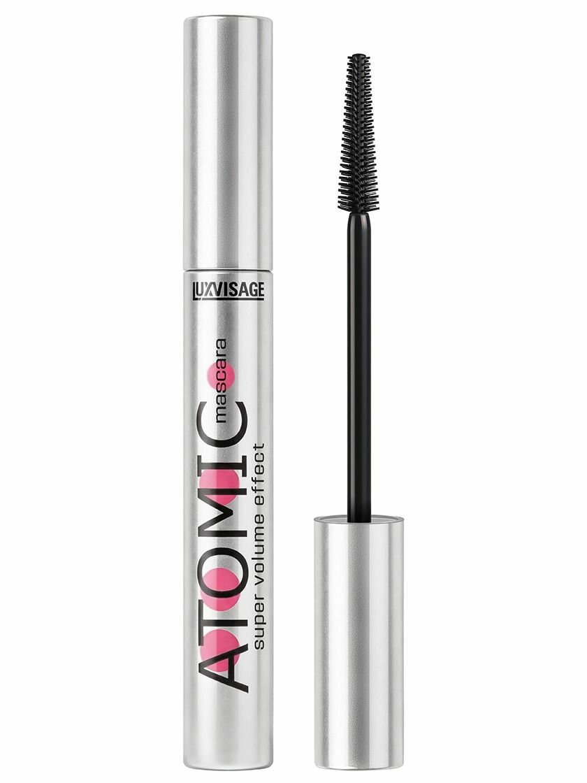 Тушь LUXVISAGE ATOMIC super volume effect черная тон Черный 8г