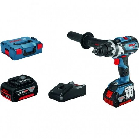 Дрель-шуруповерт Bosch GSR 18V-110 аккум. патрон: быстрозажимной (кейс в комплекте) (06019G010C)