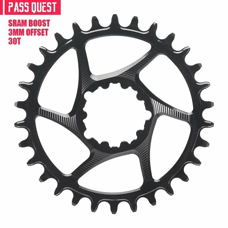 Передняя Звезда Велосипеда, PASS QUEST, 28-38 Т, Подходит Для SRAM X 1 Eagle GXP, Смещение 3 Мм